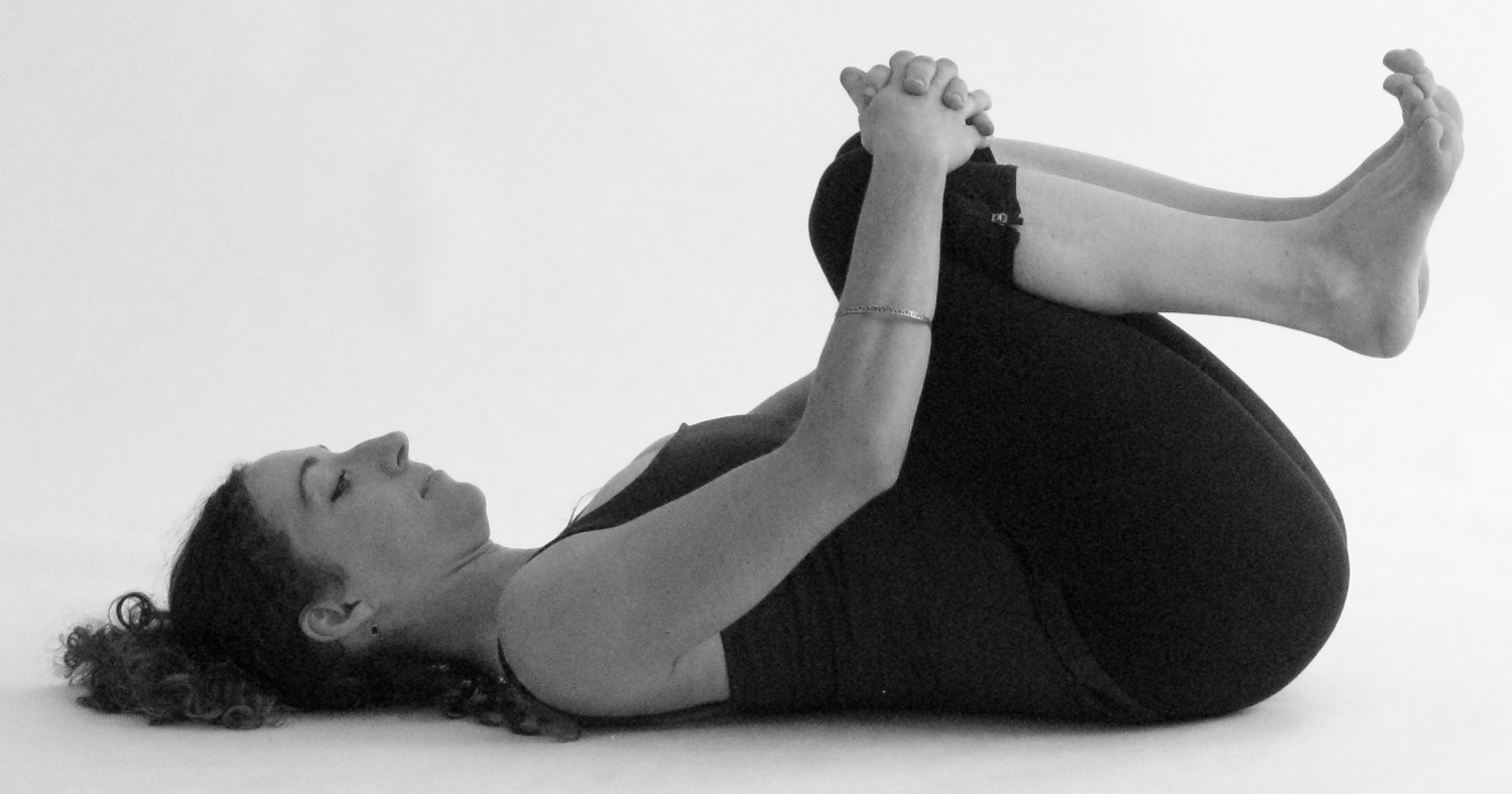 84 Knees To Chest Pose Apanasana Mark Stephens Yoga